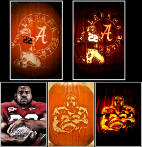 Professionally Carved Alabama Pumpkins :: ALCrimsonTide